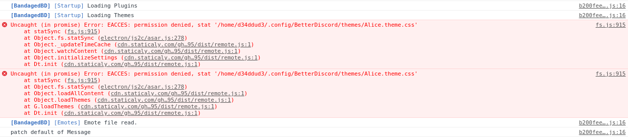 Betterdiscord Partially Works · Issue #83 · bb010g/betterdiscordctl · GitHub