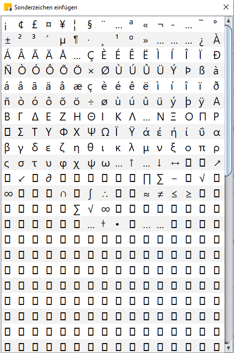 Fehlende Symbole (Missing symbols) · Issue #414 · Zettelkasten-Team ...