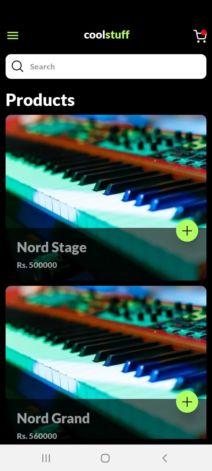 GitHub - rockMeBach/coolstuff: Coolstuff is an e-commerce mobile app made with React Native Expo ...