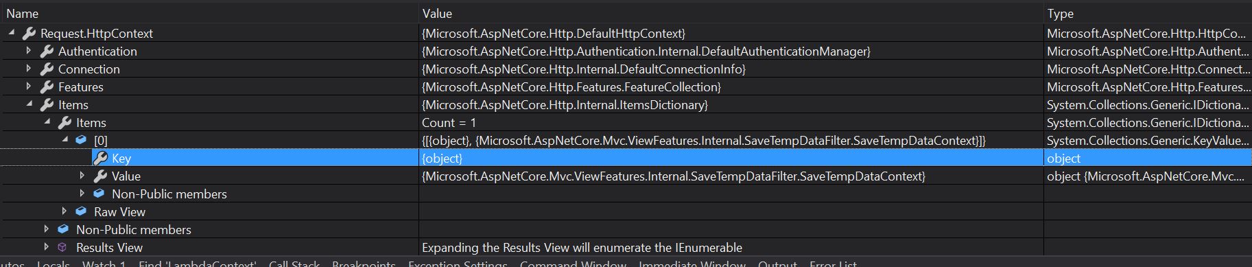 HttpContext only holding default values in dotnet core 2.1 · Issue #18472 · dotnet/aspnetcore ...
