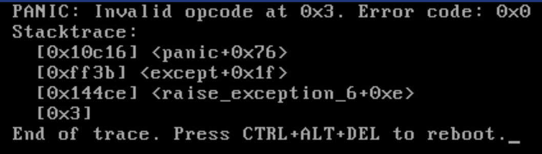 `panic Invalid Opcode At 0x3` In Qemu · Issue 269 · Limine Bootloaderlimine · Github 4826