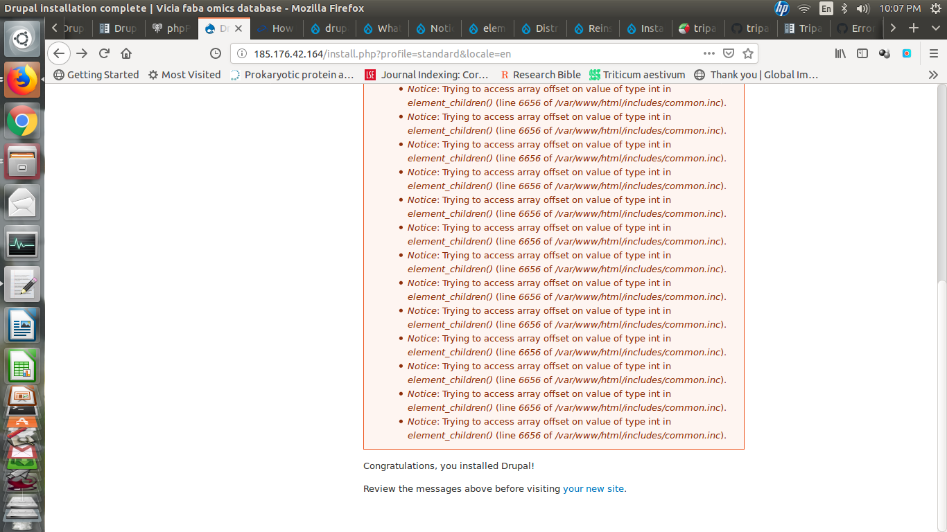 Error: There are 1 jobs queued. Calling: tripal_chado_prepare_chado() · Issue #1080 · tripal ...