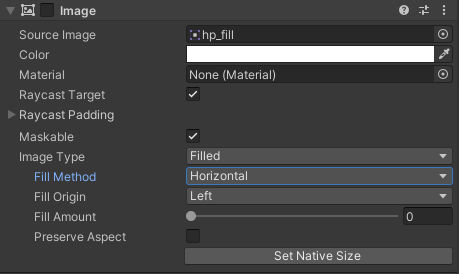 How to use the Filled image type to set the fill amount? · NovaUI-Unity ...