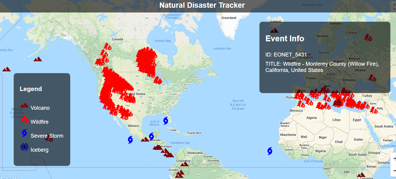 GitHub - iamTanTan/Natural-Disaster-Tracker: This app displays the ...