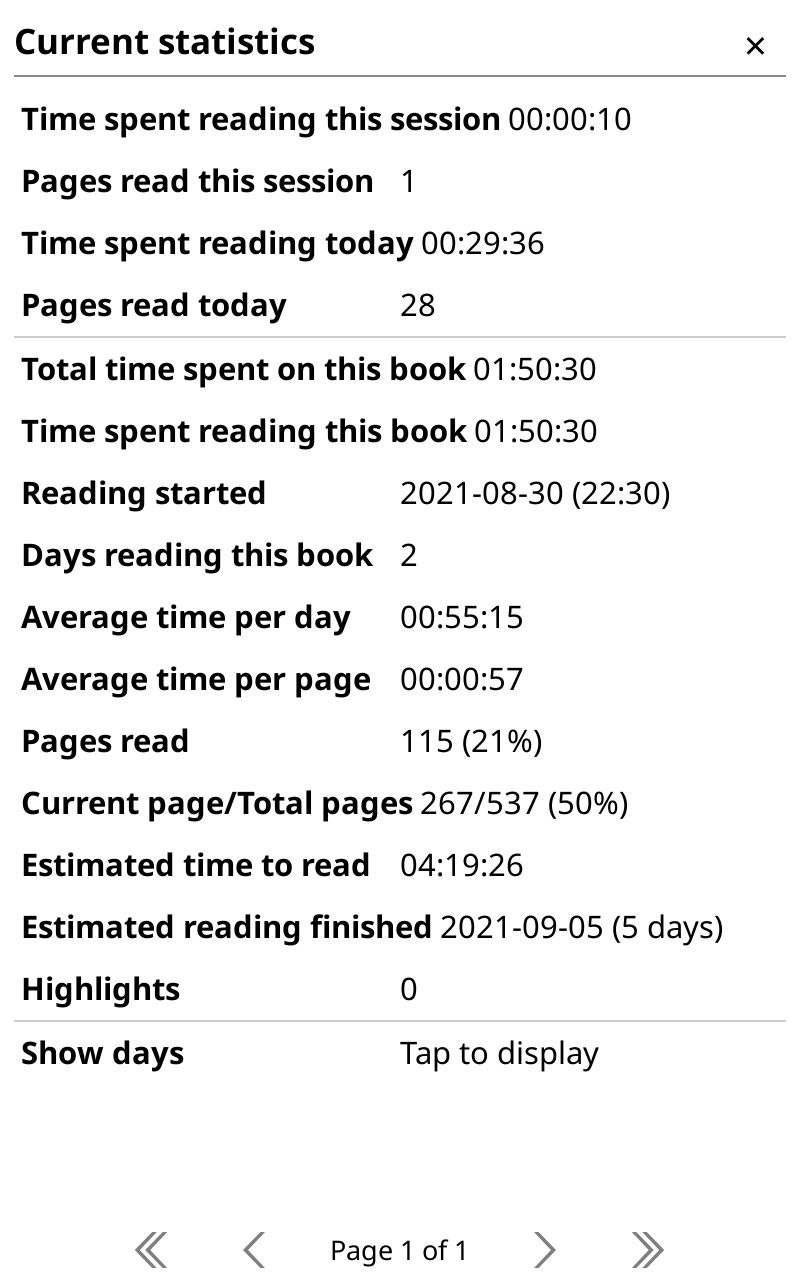 Progress sync is not syncing reading statistics. · Issue #8160 · koreader/koreader · GitHub