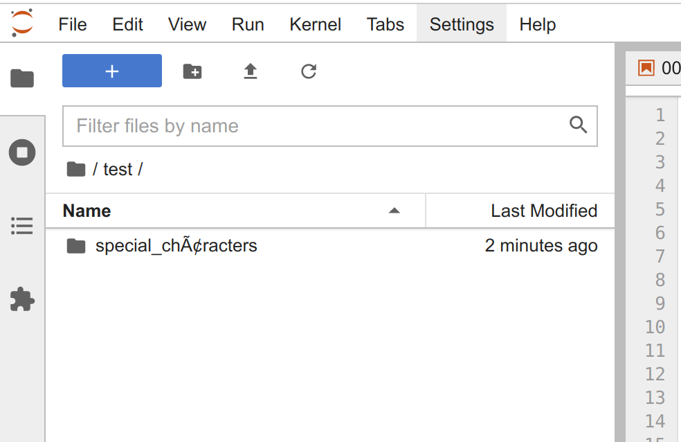 Special Characters Appear Incorrectly In File Panel · Issue 11721 · Jupyterlabjupyterlab · Github