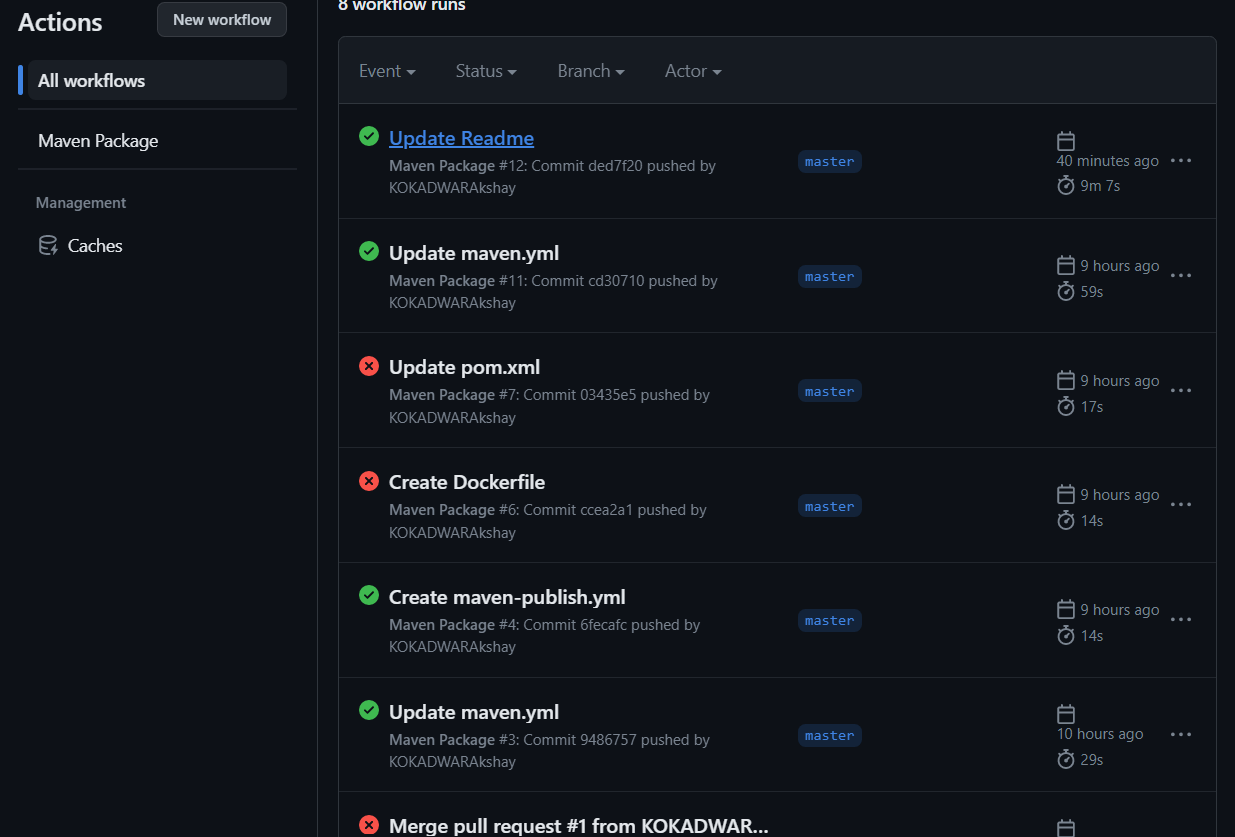 GitHub - KOKADWARAkshay/workflow-github