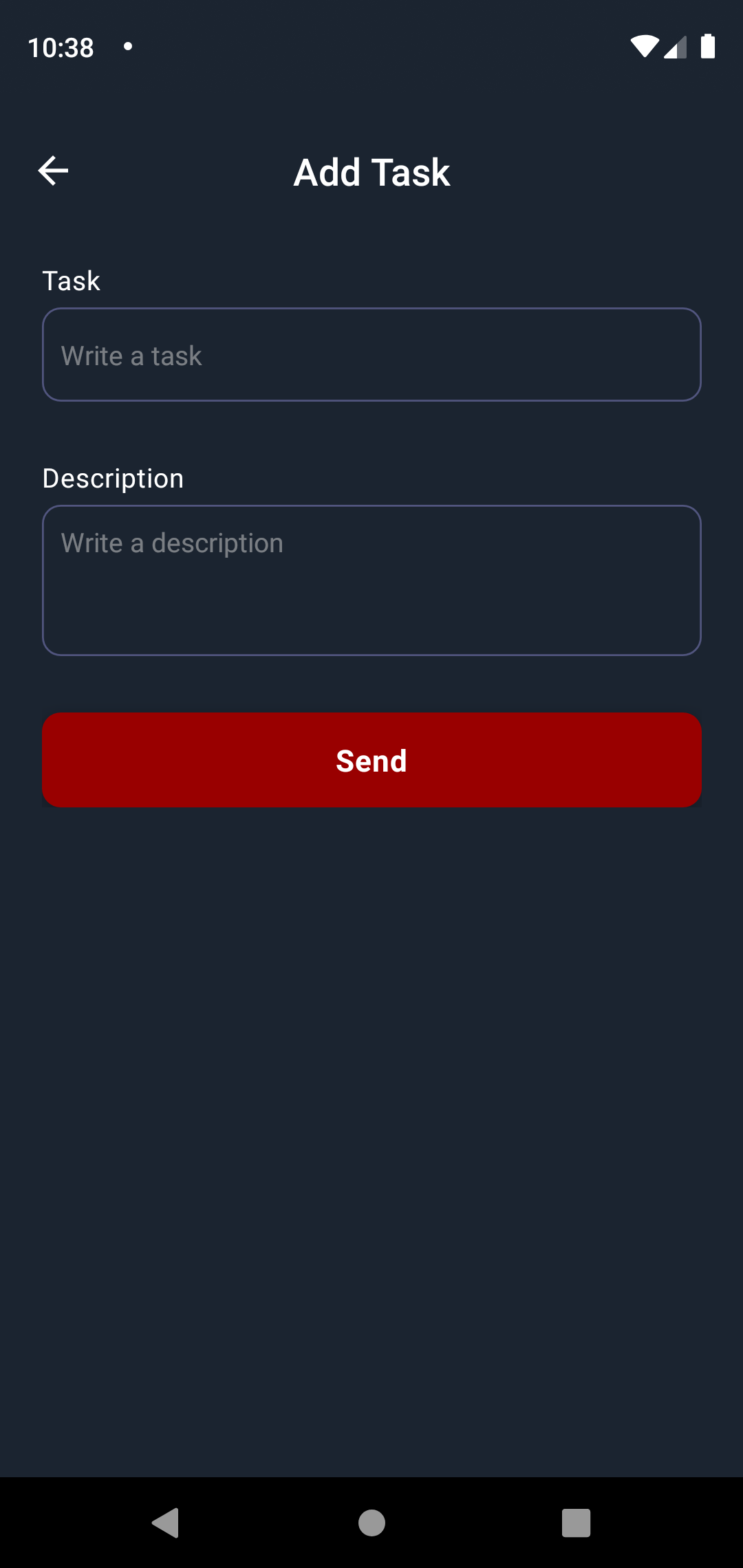Github Marceelodominguez Reactnative Node Js You Can Add Edit Delete And Mark If The Task