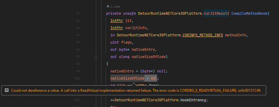 x86 .NET 6 detours do not function at all · Issue #91 · MonoMod/MonoMod · GitHub