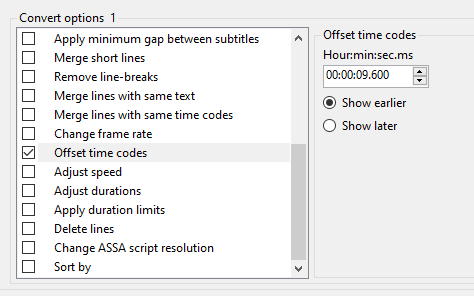 Batch Offset time code issue · Issue #6910 · SubtitleEdit/subtitleedit · GitHub