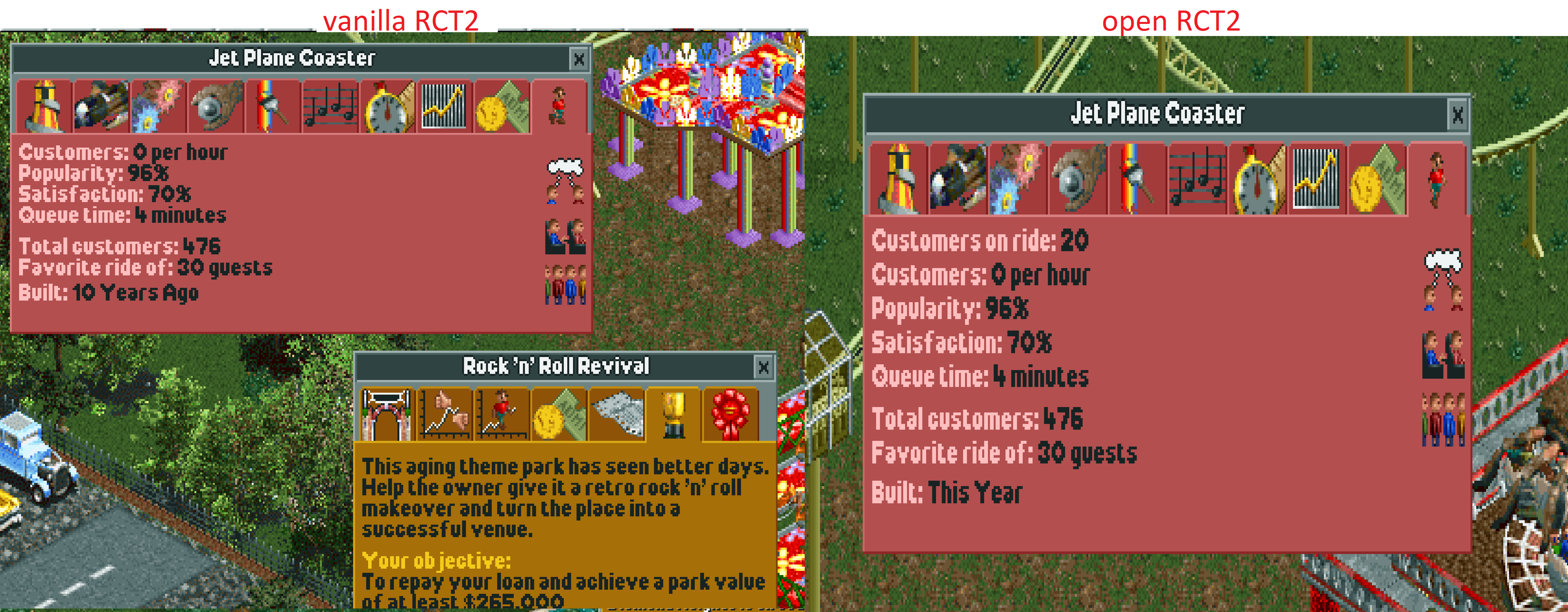 "Year Built" bug in ride dialog upon loading scenarios from both RCT1 installation and RCT2 ...