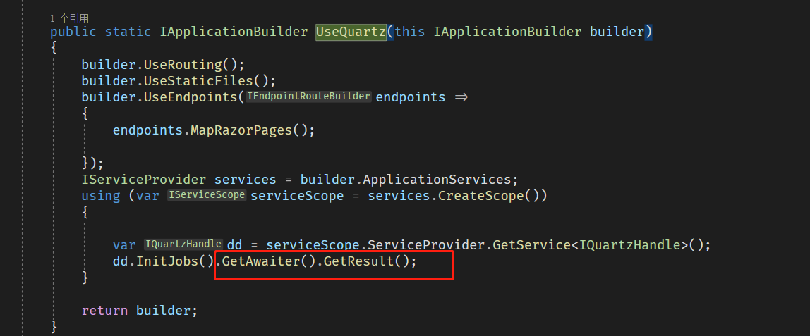 使用mysql数据库，在创建了一个调度任务后，再次启动后，System.ObjectDisposedException: Cannot access a disposed context ...