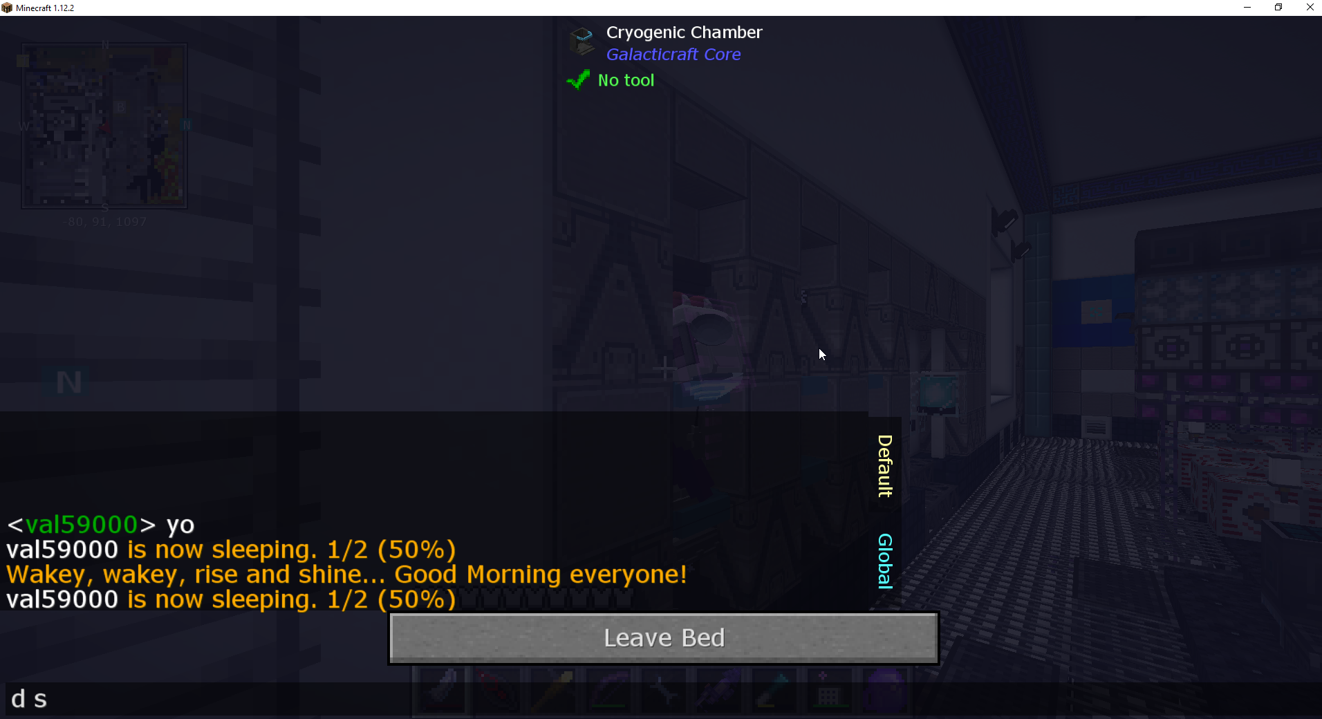 Leave bed button in a Cryogenic Chamber doesn't work · Issue #1159 ...