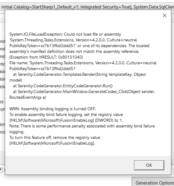 Serenity Startsharp Sern · Issue #5173 · serenity-is/Serenity · GitHub