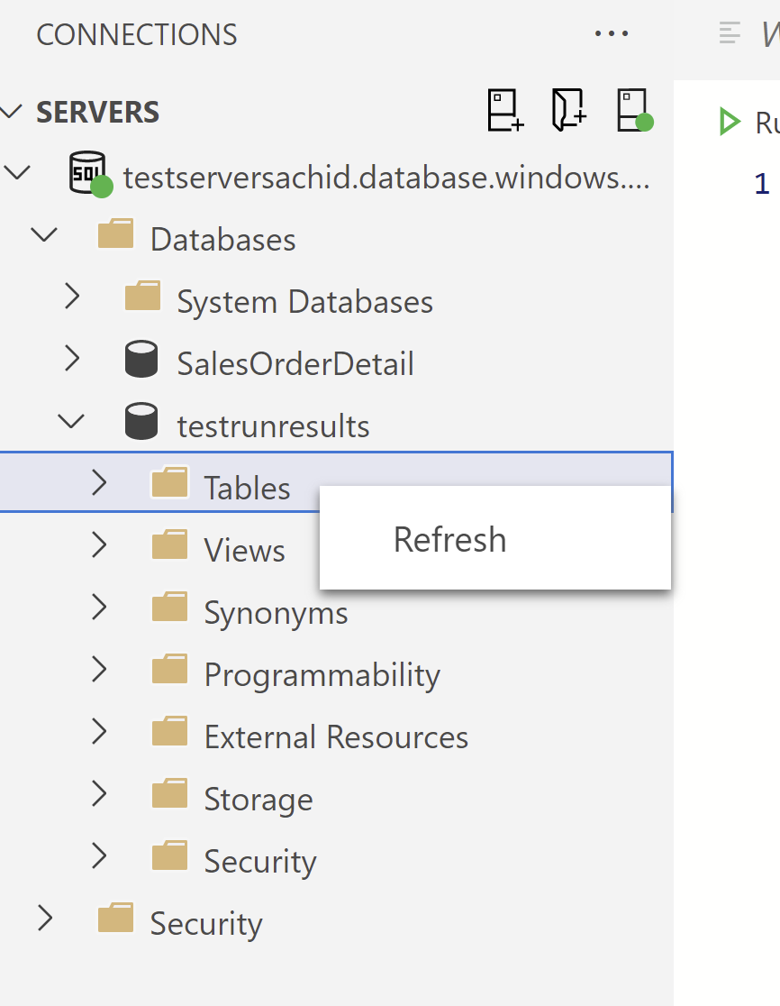 new table option is not there. · Issue #21009 · microsoft/azuredatastudio · GitHub