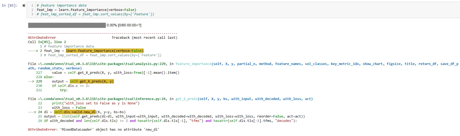 Issue When Using Mixeddataloaders And Trying To Get Confusion Matrix And Feature Importance