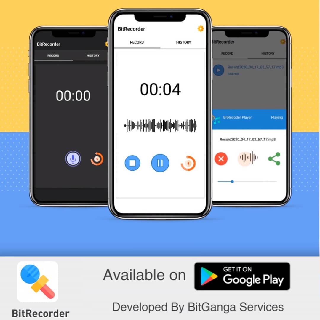 GitHub - sanketsmanohar/BitRecorder-App-Free-Audio-Sound-Recorder-App ...