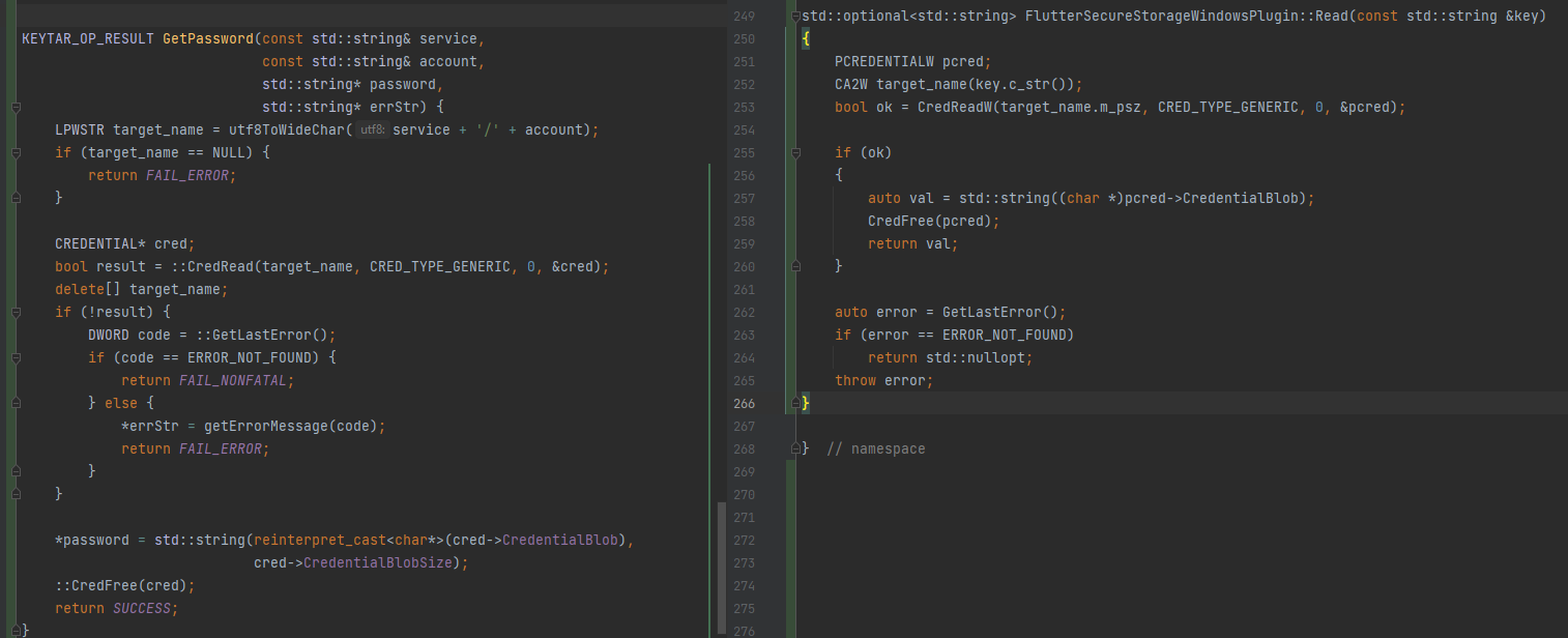 Migrating From Electron `node Keytar` To `flutter Secure Storage` · Issue 282 · Mogol Flutter