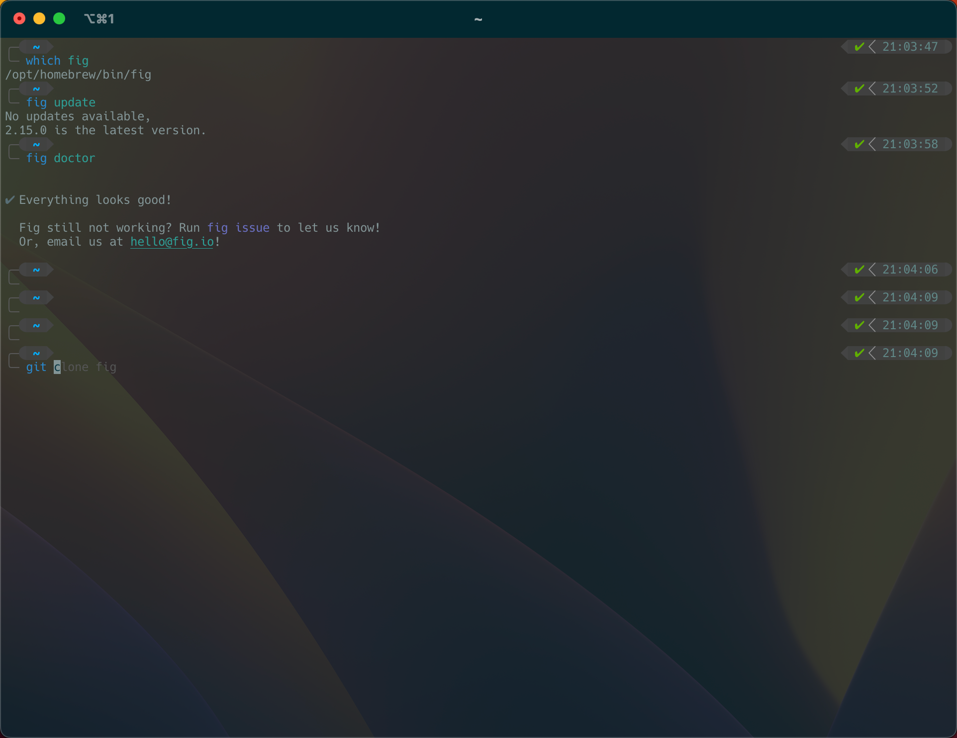 Autocomplete not working on mbp M2 with iterm2 hyper · Issue #2513 · withfig/fig · GitHub
