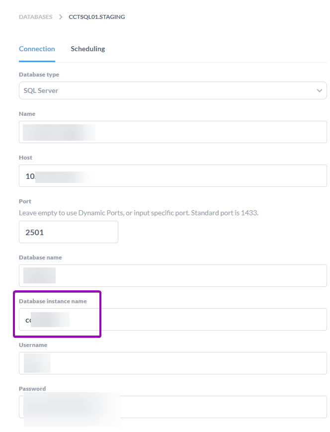 MSSQL The config options port Property Must Be Of Type Number