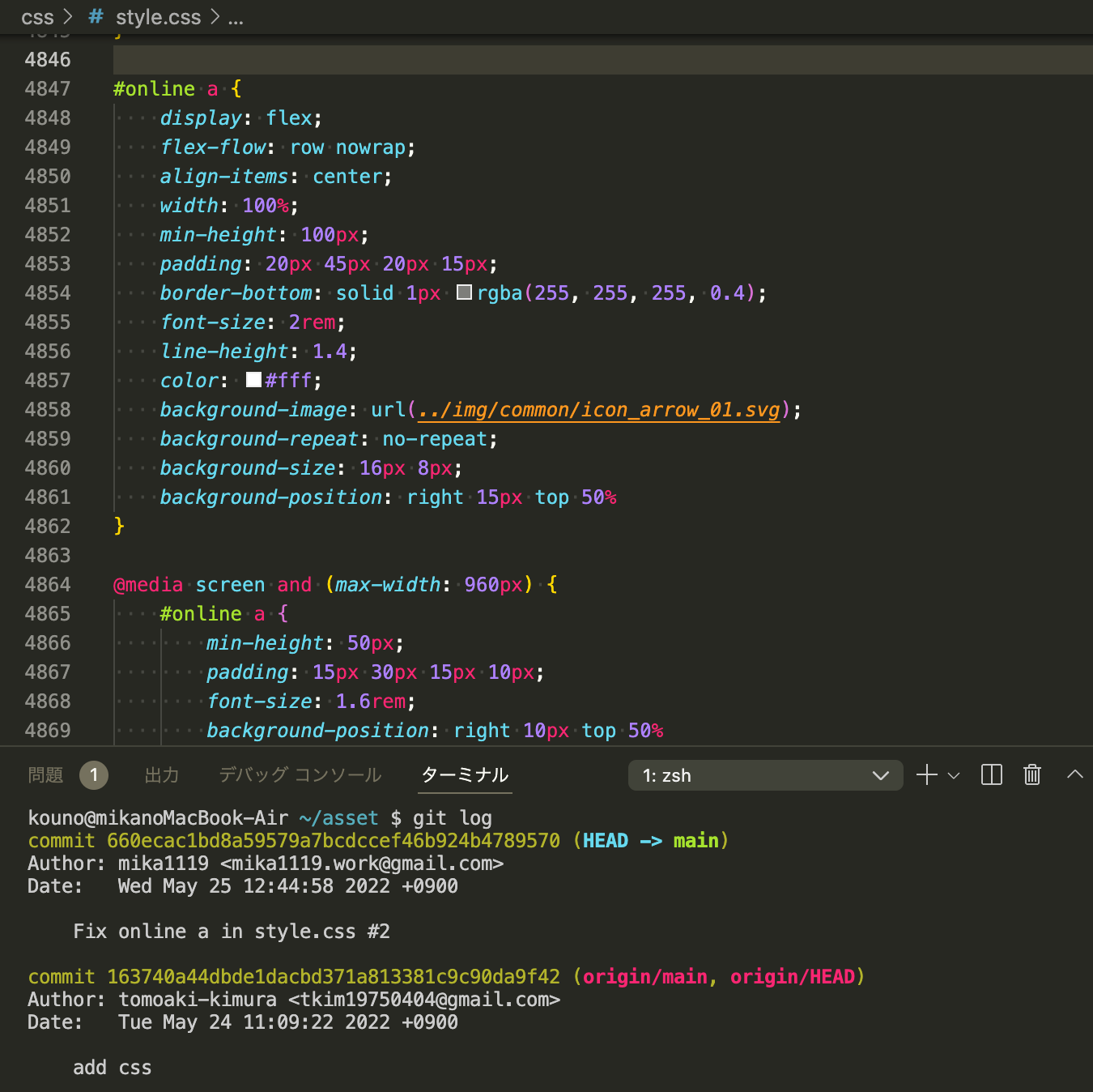 CSSの修正 · Issue #2 · tomoaki-kimura/asset · GitHub