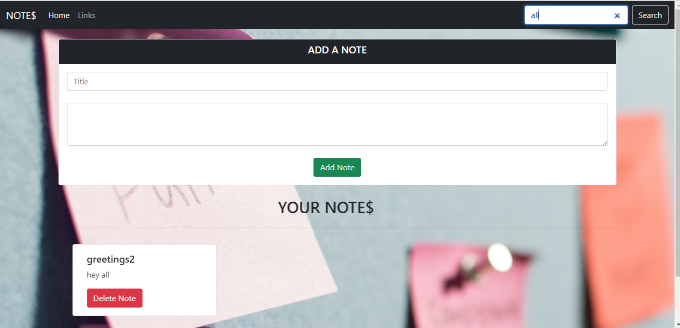 GitHub - akshita-sharma8609/Notes-Web-App