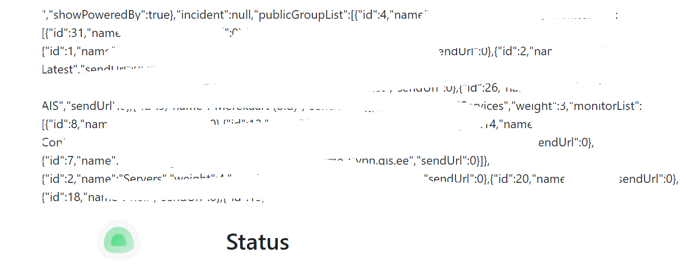 Script Tag In Footer Text Breaks Windowpreloaddata At Status Page