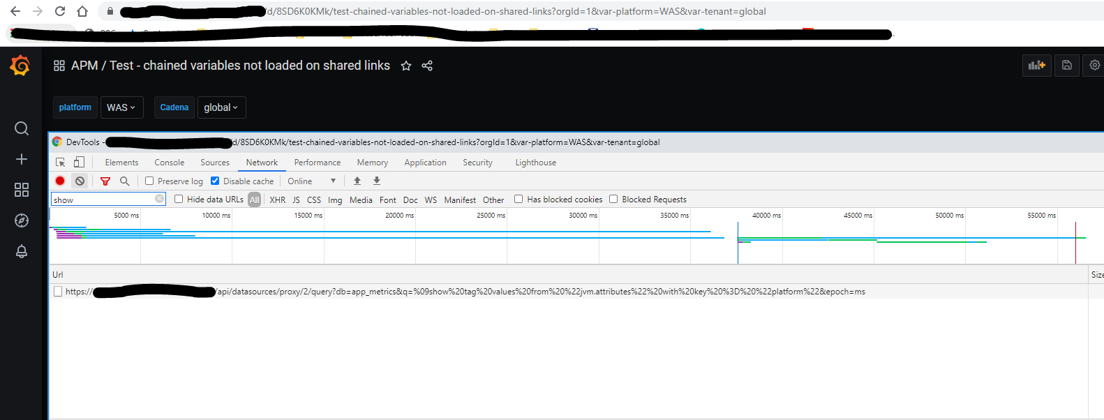 Chained Variables Not Solved On Dashboard Load · Issue 27910 · Grafana