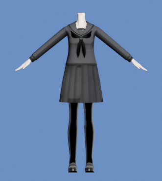Sailor style school uniform · Issue #200 · UuuNyaa/blender_mmd_assets · GitHub