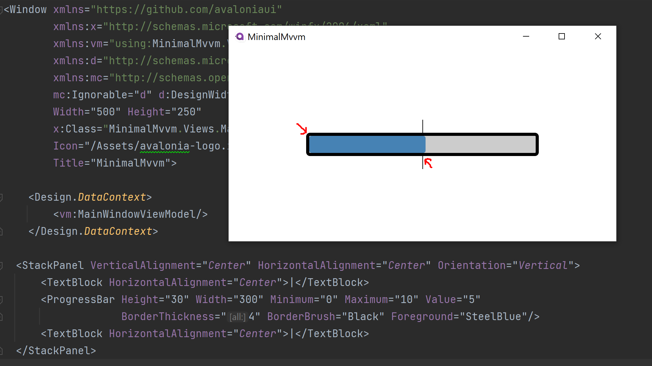ProgressBar overflows if BorderThickness is used · Issue #4489 · AvaloniaUI/Avalonia · GitHub
