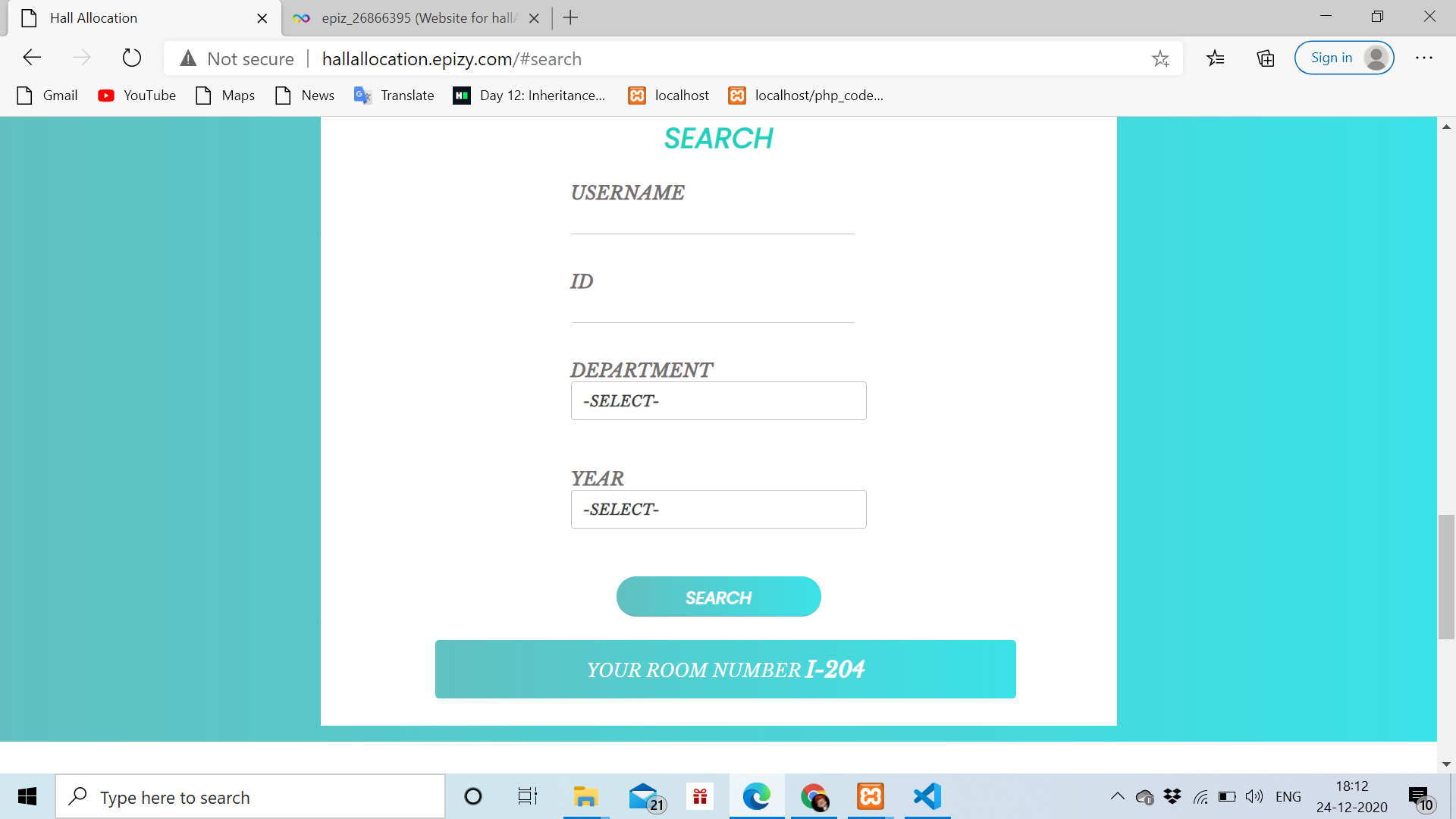GitHub - Sakthi777/HALL-ALLOCATION-MANAGEMENT-SYSTEM