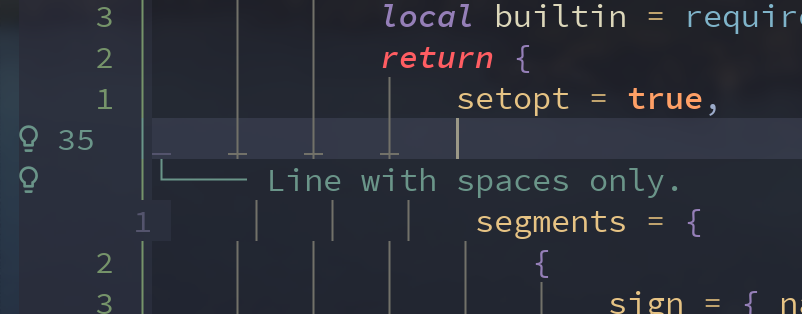 Text being offset on the line after a virtual line · Issue #48 · luukvbaal/statuscol.nvim · GitHub