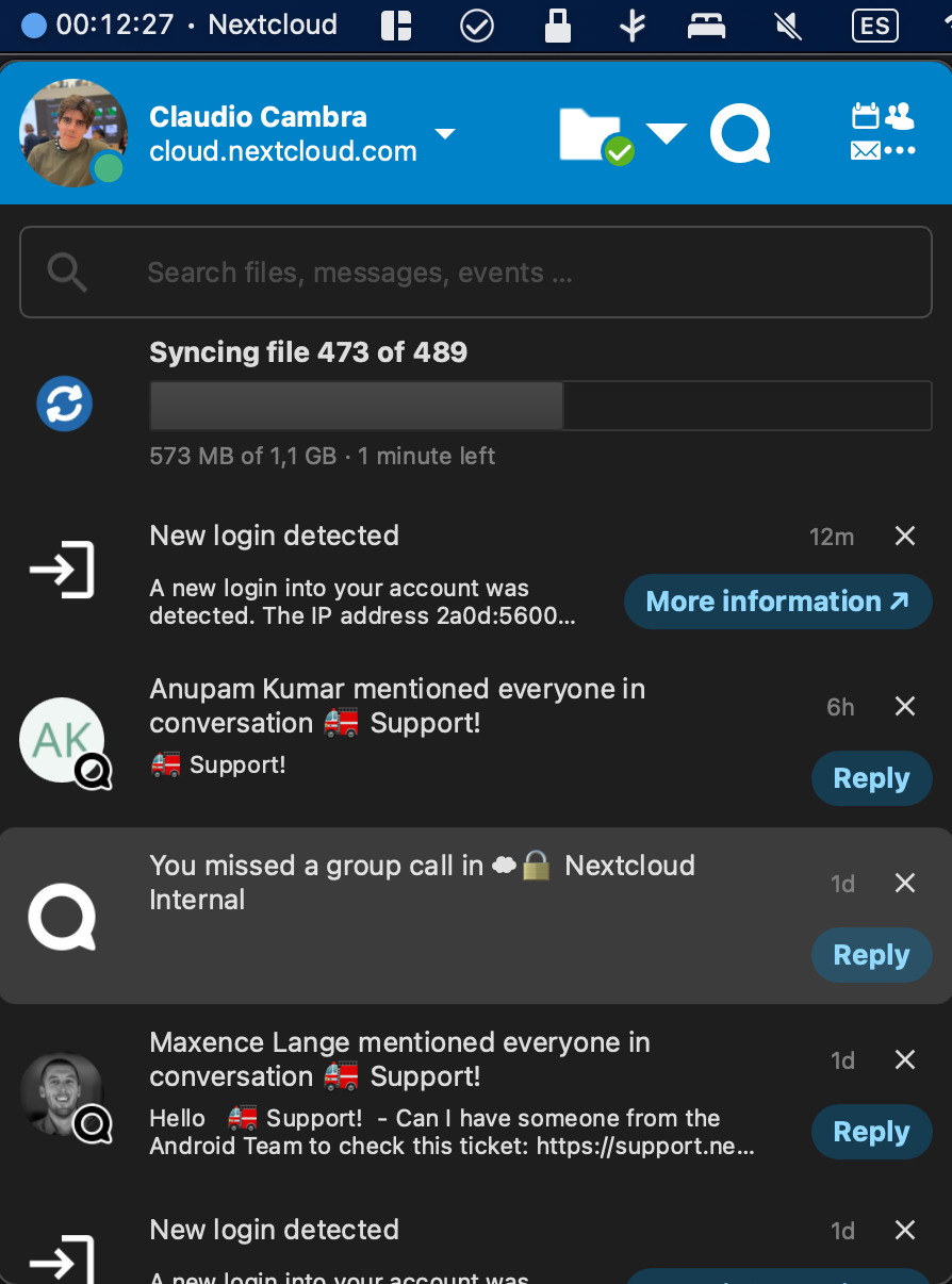 Bug Menu Bar Icon Frequently Does Not Match Current Sync State 