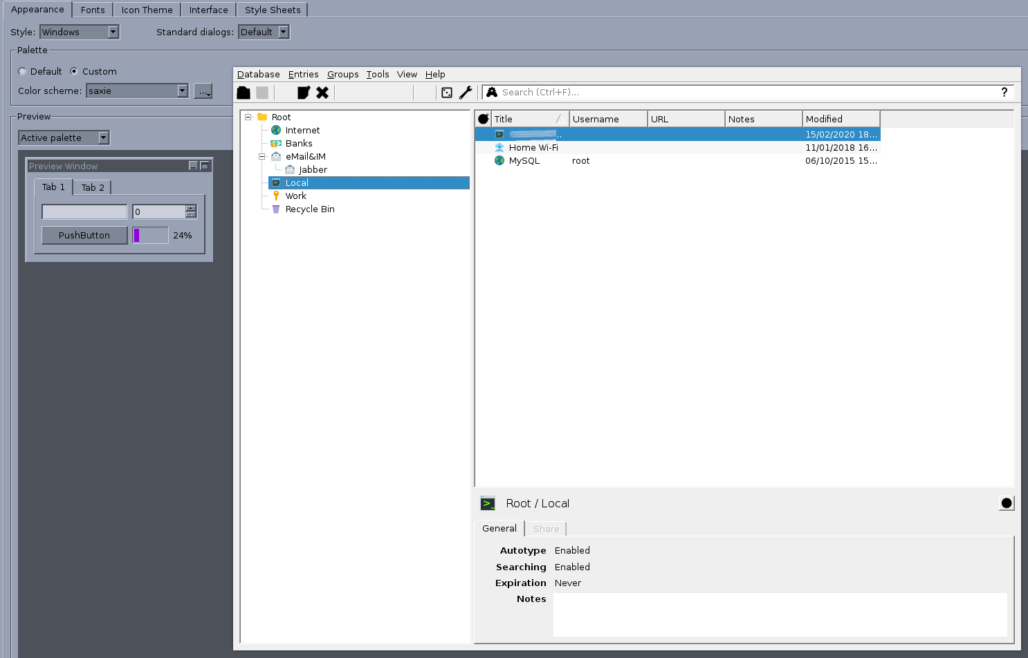 Classic theme doesn't actually use the system theme · Issue #5040 · keepassxreboot/keepassxc ...