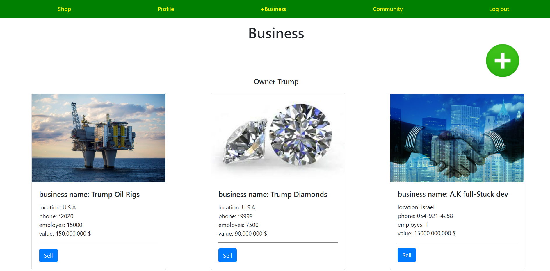 GitHub - AsafKarten/Big-Business-Man-game: a business game built using ...