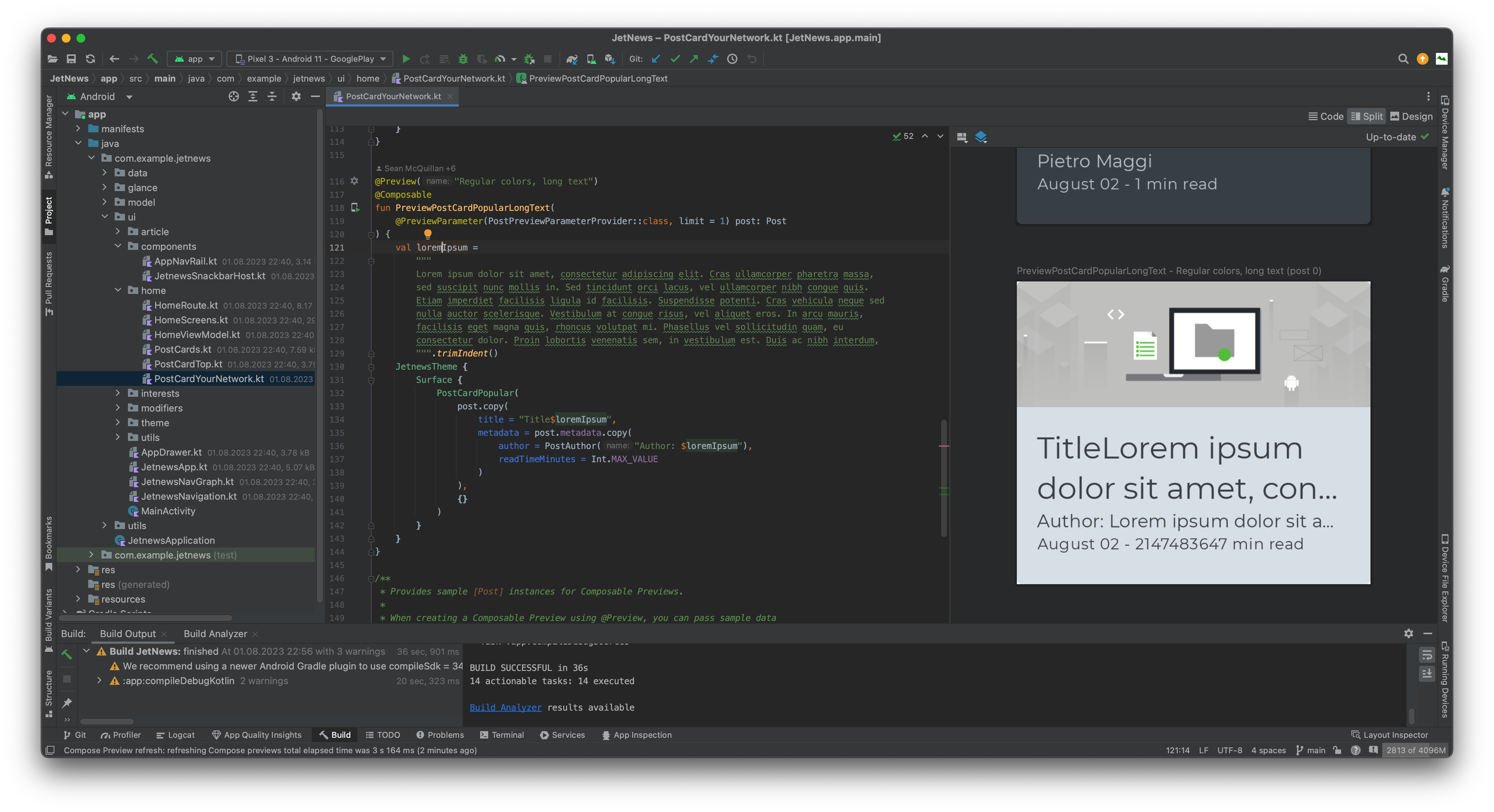Add support to define widget preview and see it in the IDE when ...
