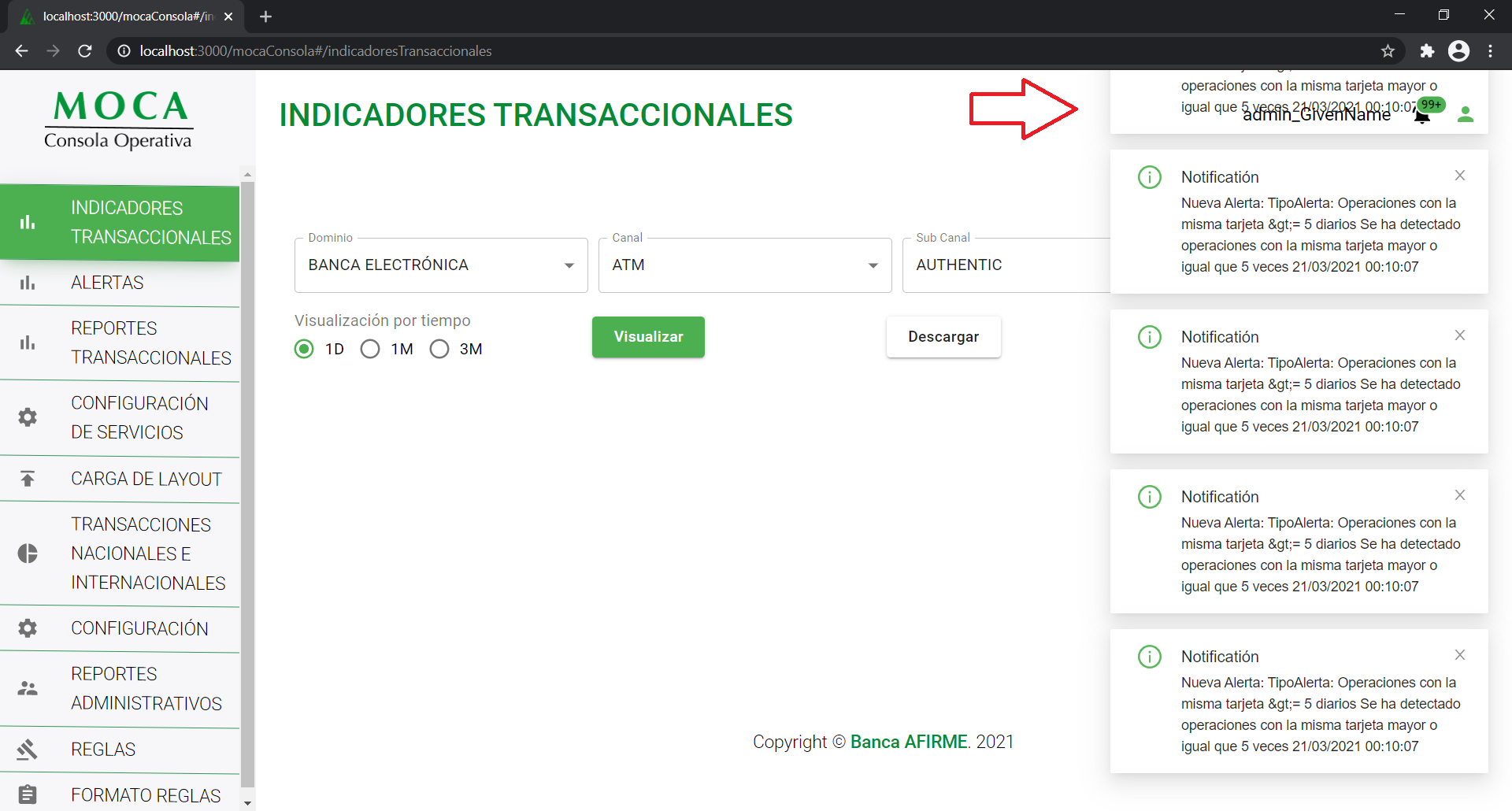 Ant desing Notification- Notifications leave the dashboard · ant-design ...