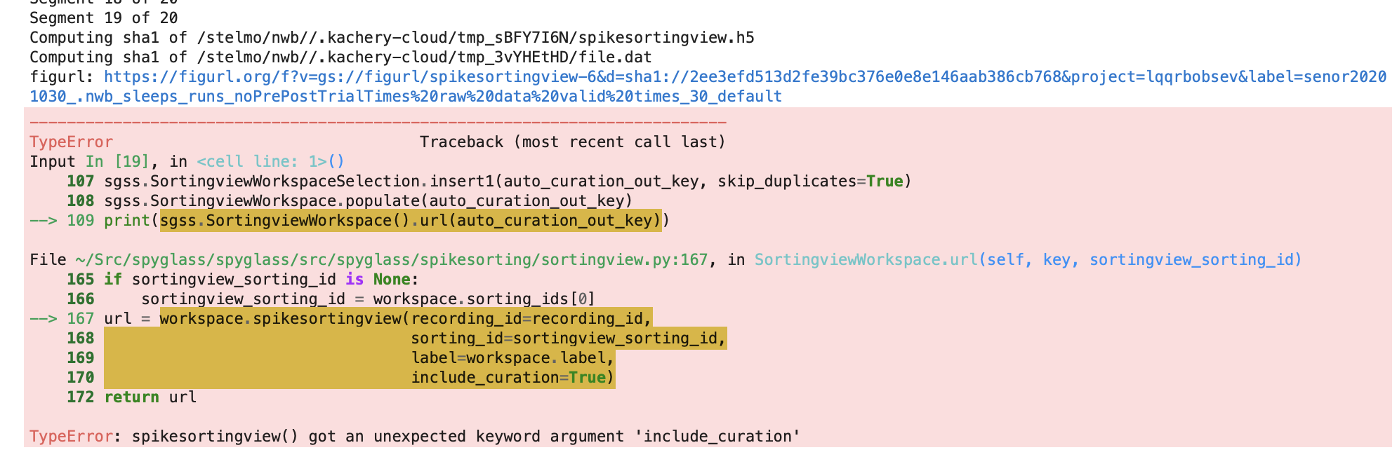 URL generation error: include_curation = True · Issue #295 · LorenFrankLab/spyglass · GitHub