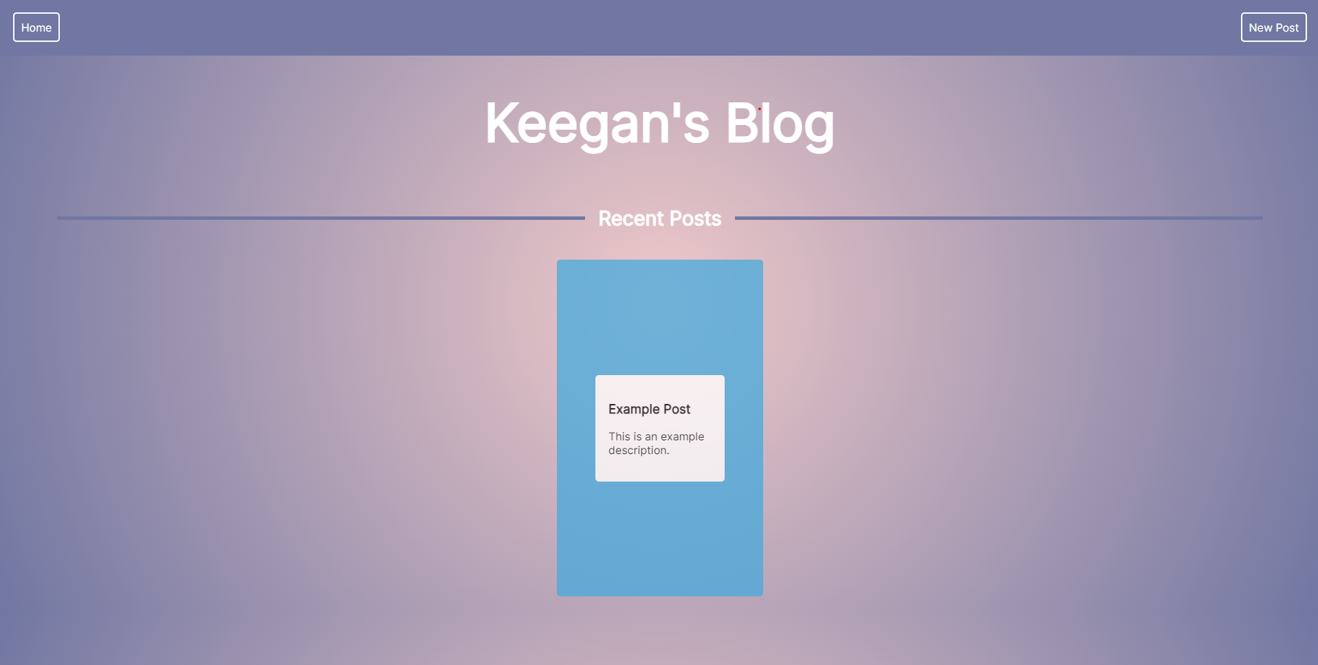 GitHub - keeganhanesboise/crud-blog: A full stack blog application to practice create/read ...