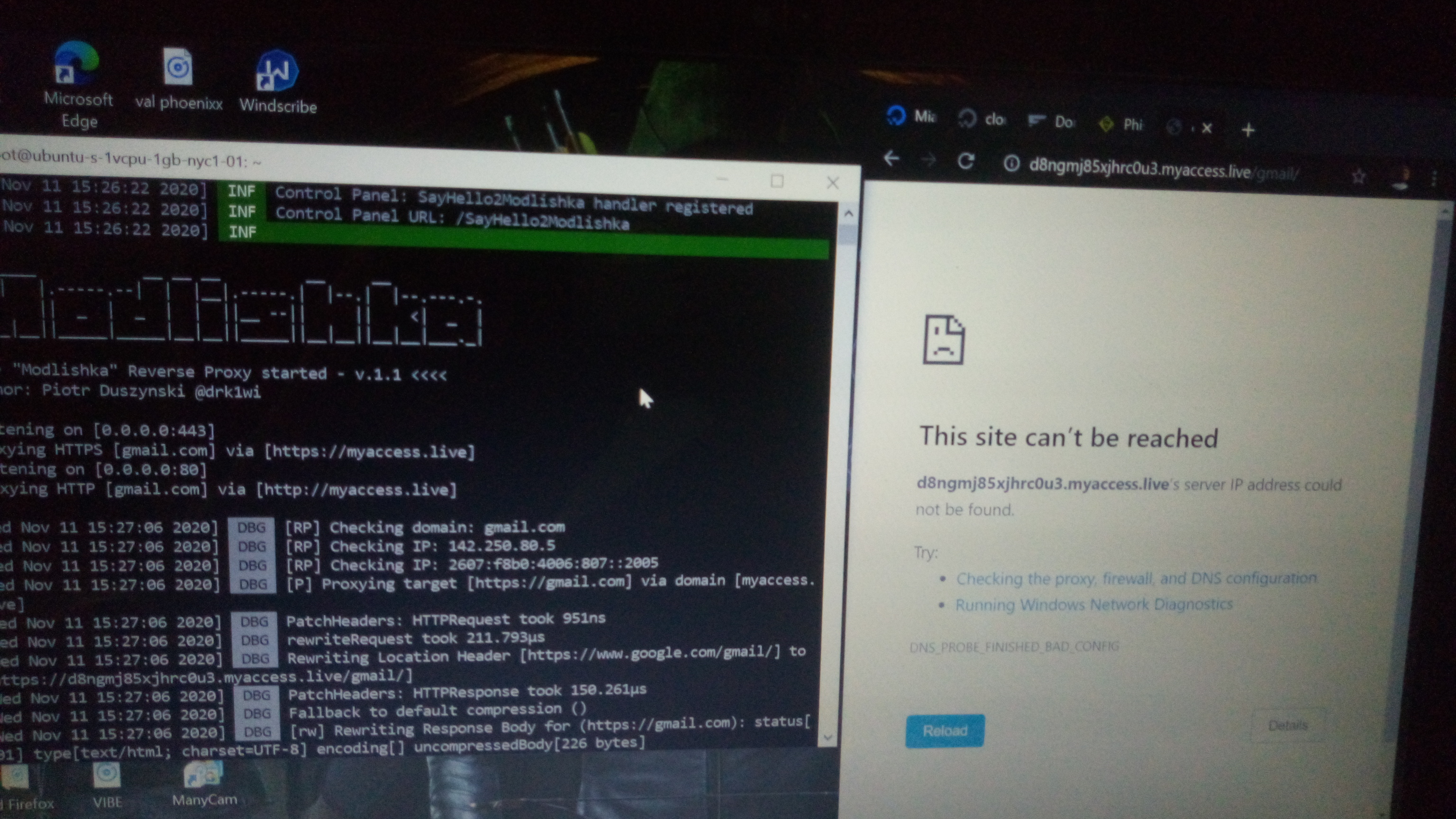My modlishka domain doesnt load up the phishing page for gmail · Issue #233 · drk1wi/Modlishka ...