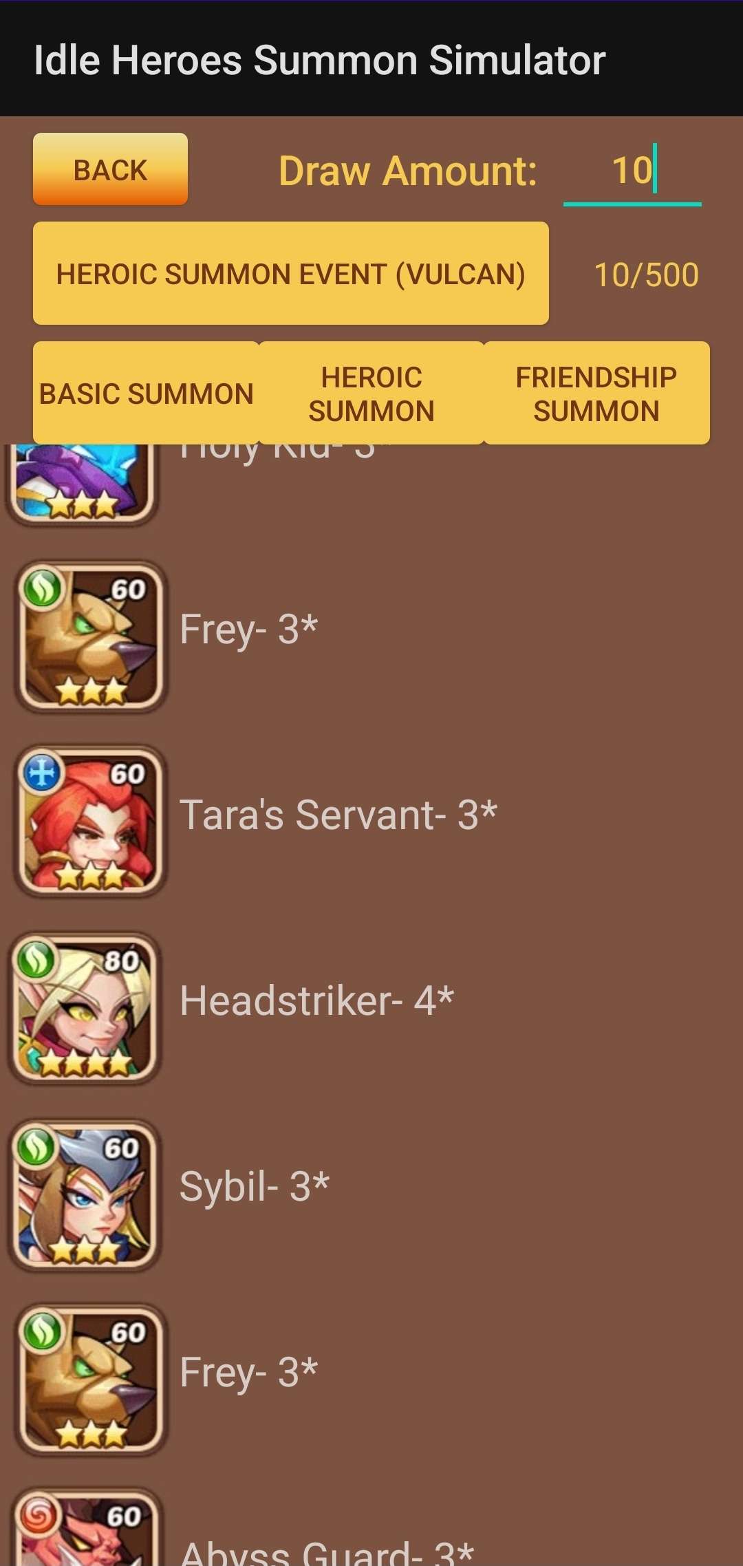 GitHub - MushroomGecko/Idle-Heroes-Summon-Simulator: A simulator for the popular mobile game ...