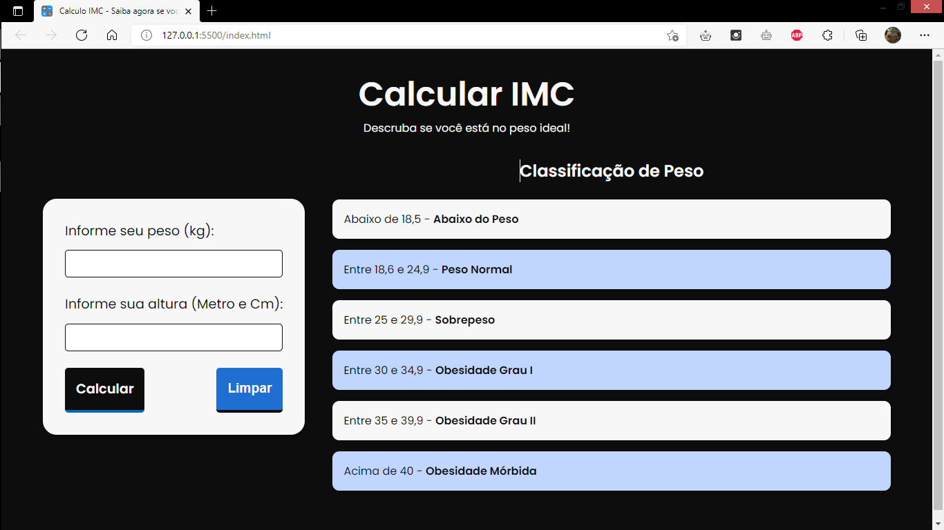 GitHub - carlosdevice1/Calculadora-IMC
