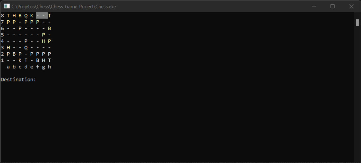 GitHub - DiogoBrandon/Chess_CSharp: A chess game made using C# in a console app.
