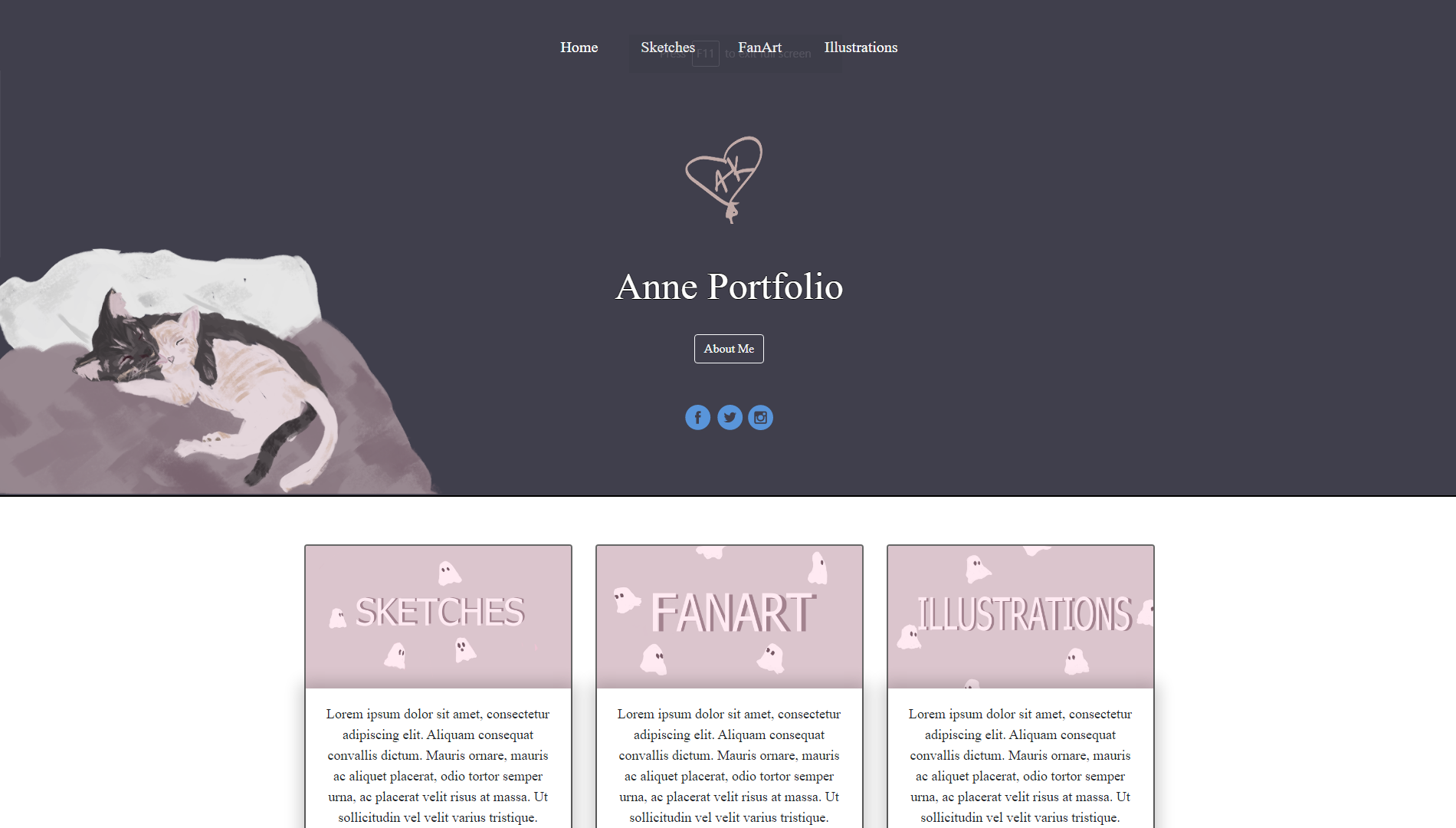 GitHub - BrentLongstreet/ArtPortfolio: A art portfolio website utilizing bootstrap features.