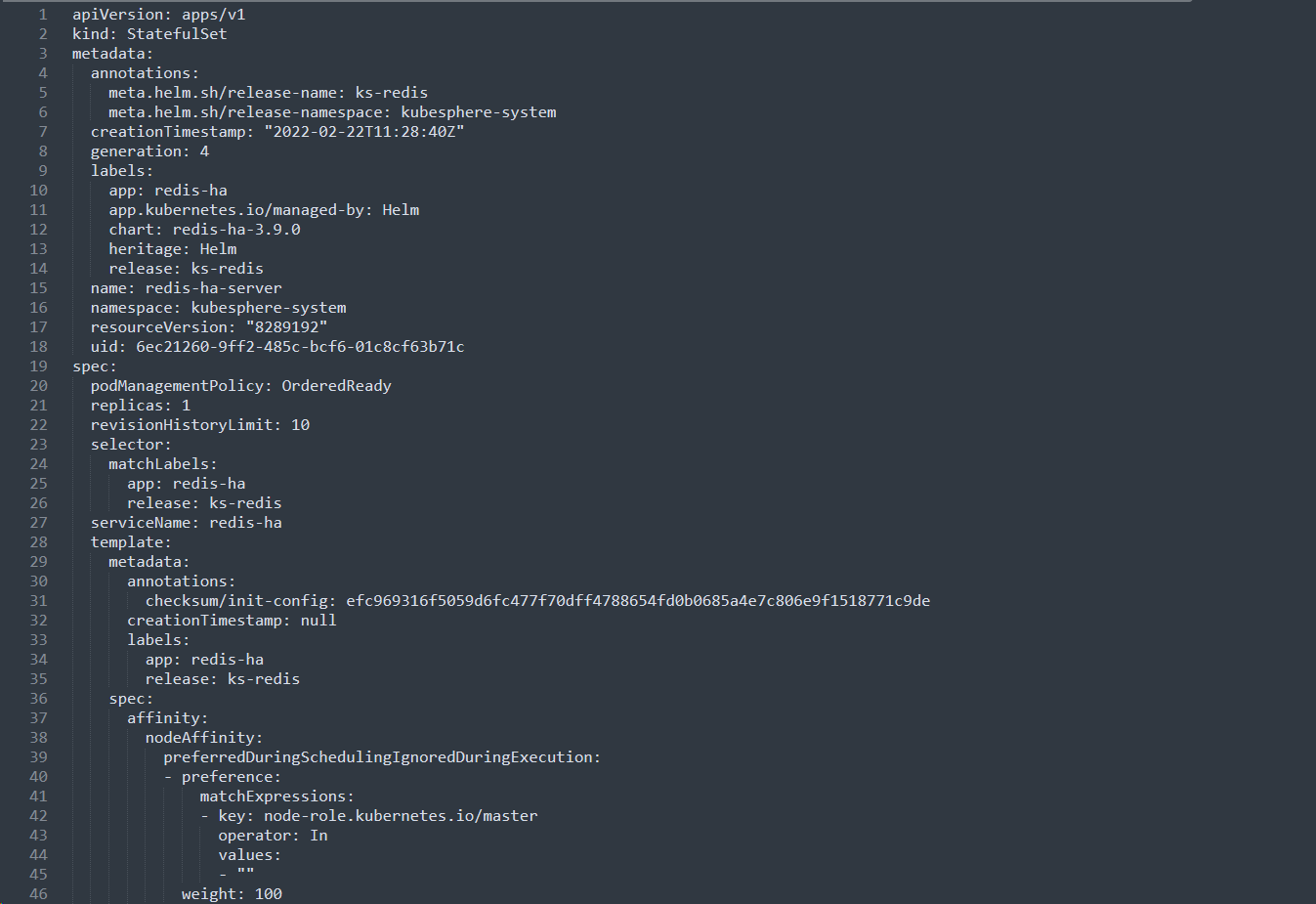 kubesphere redis-ha-server-0 无法启动，redis-ha-server-1、redis-ha-server-2 正常运行 · Issue #4772 ...