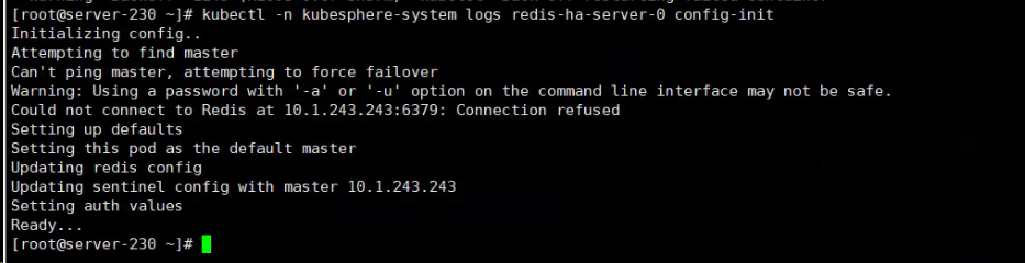 kubesphere redis-ha-server-0 无法启动，redis-ha-server-1、redis-ha-server-2 正常运行 · Issue #4772 ...