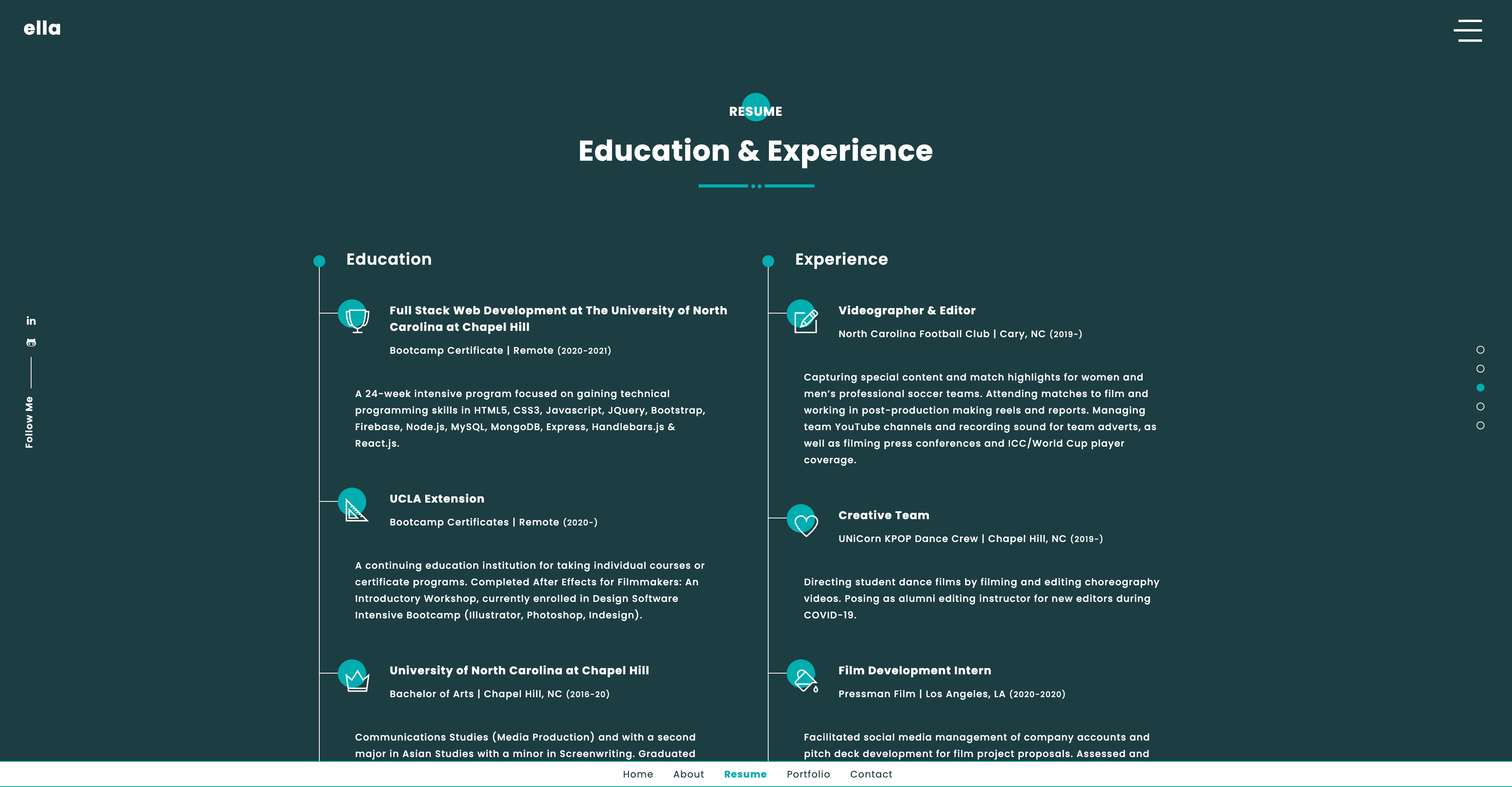 GitHub - ebsizzlin/reactPortfolio: Professional Portfolio made with ...