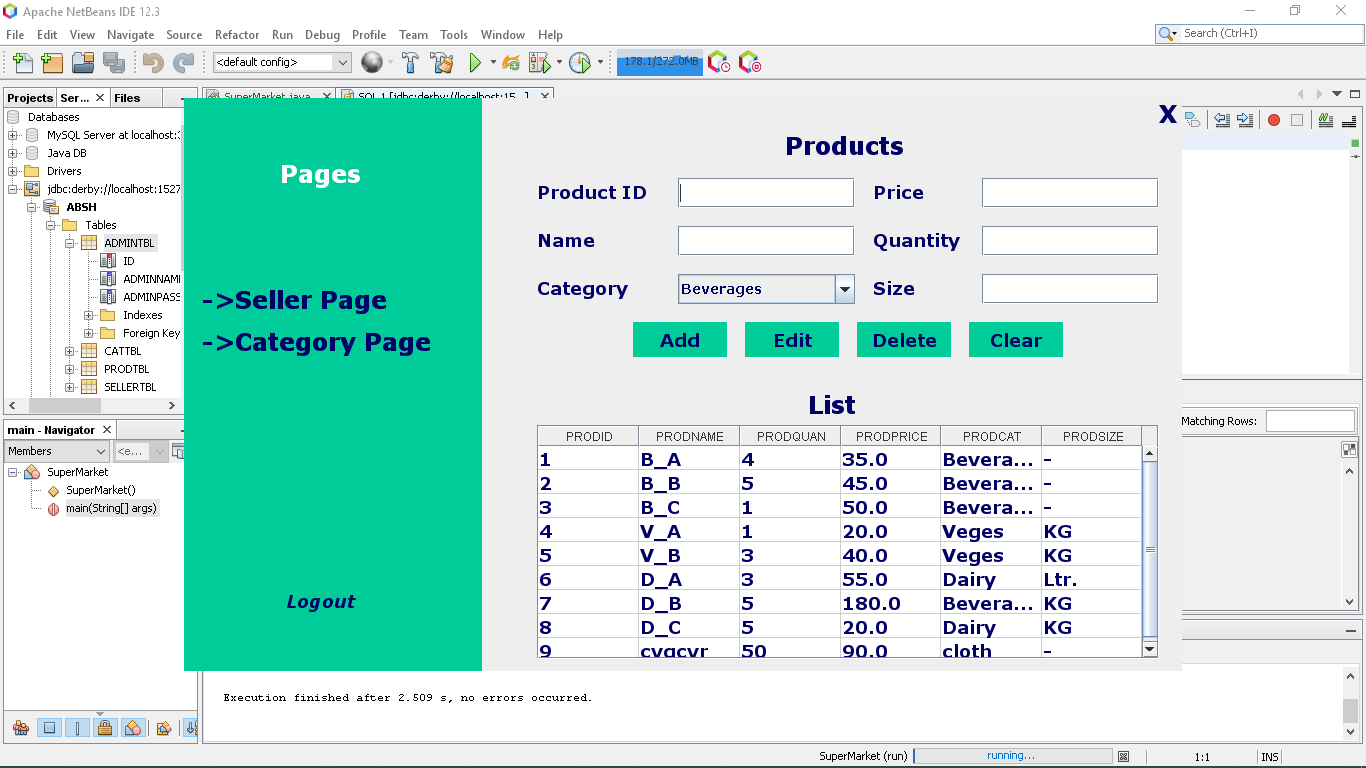 GitHub - absh31/sMart: sMart. Java Project which can Manage your stock ...
