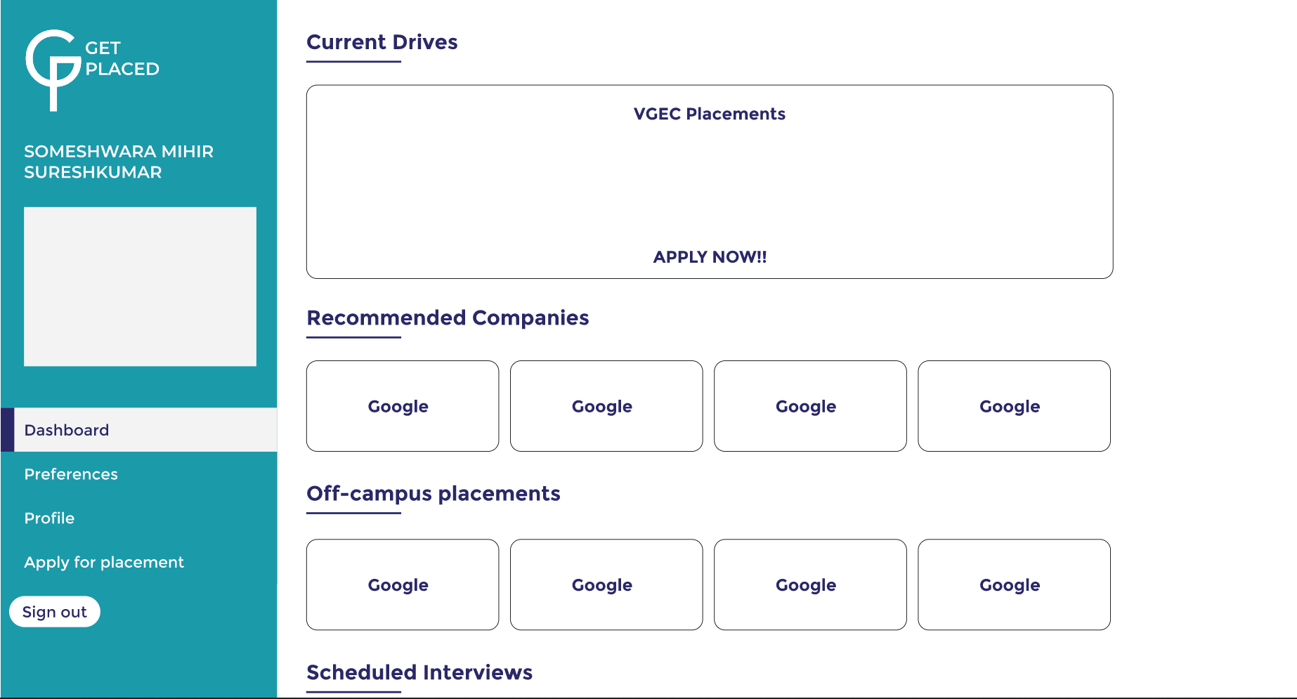 GitHub - absh31/GetPlaced