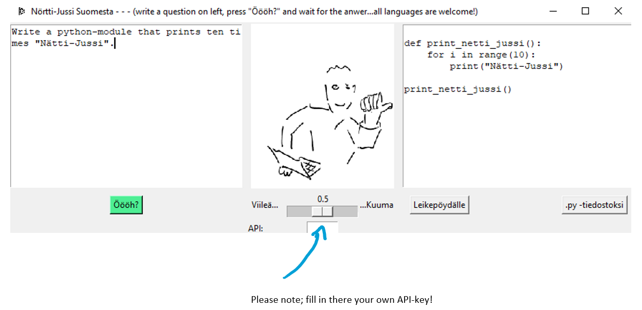 GitHub - mih-ai/nortti_jussi: "Nörtti-Jussi" - esikuvana "Nätti-Jussi"